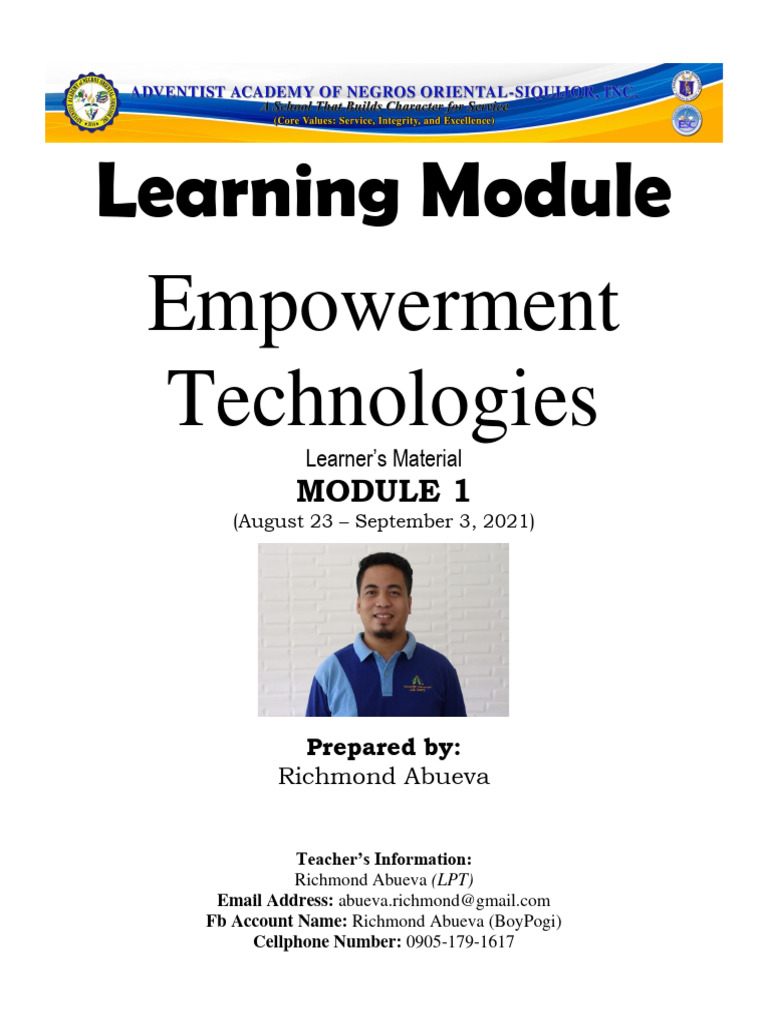 Ans-Key-Empowerment-Technology-1-for-HUMSS-STEM | PDF | Malware | World Wide Web