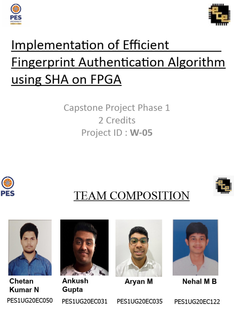 Implementation of Efficient Fingerprint Authentication Algorithm Using ...