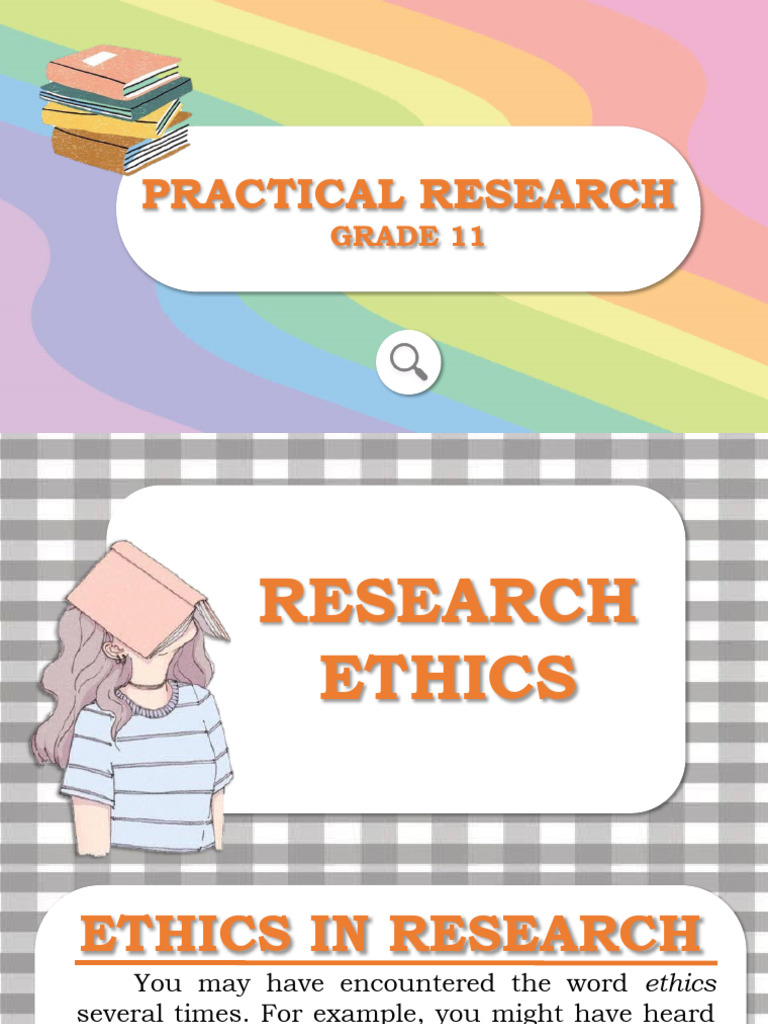 Lesson 4 Research Ethics | PDF | Integrity | Cognition