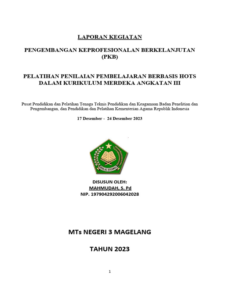 Isi Laporan BLM Edit | PDF