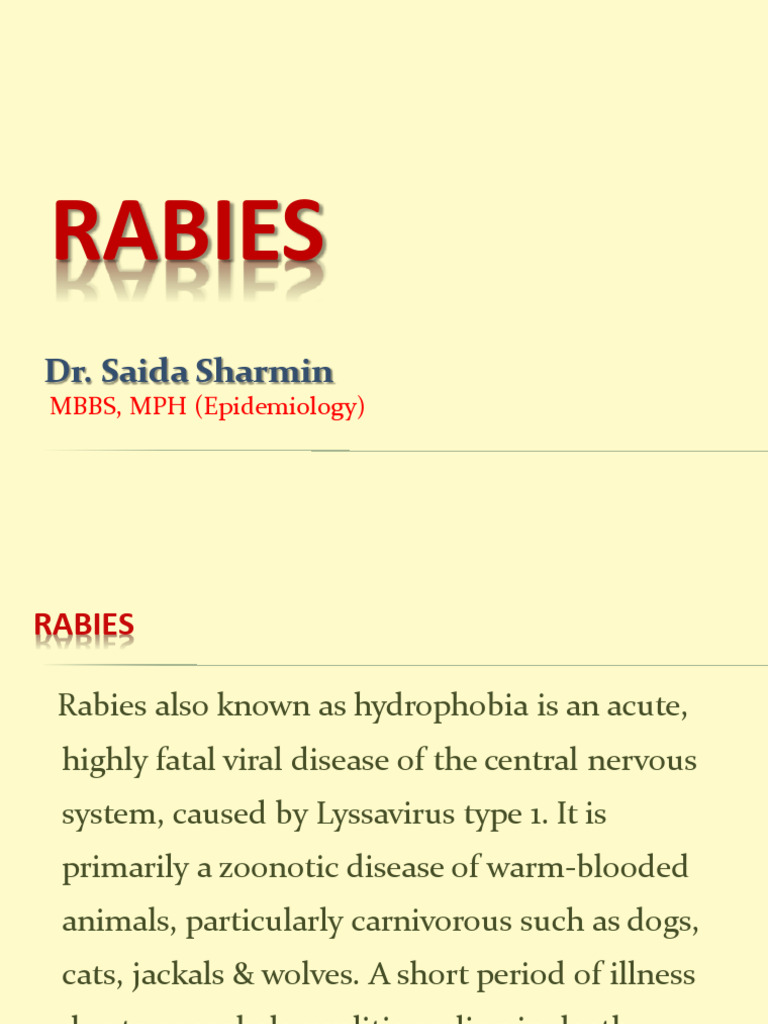 Rabies | PDF | Rabies | Medicine