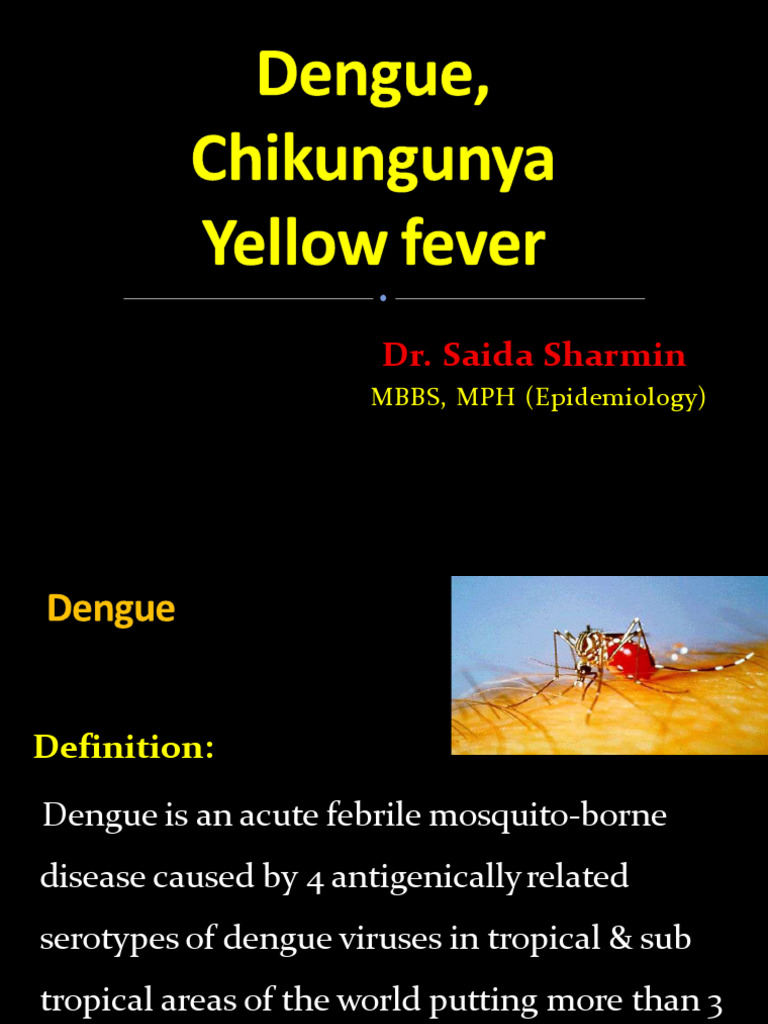 Dengue, Chikungunya, Yellow Fever | PDF | Yellow Fever | Public Health