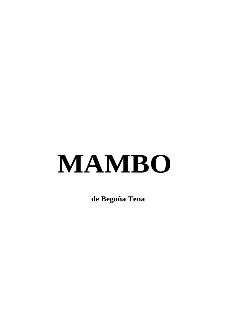MAMBO | PDF | eucaristía