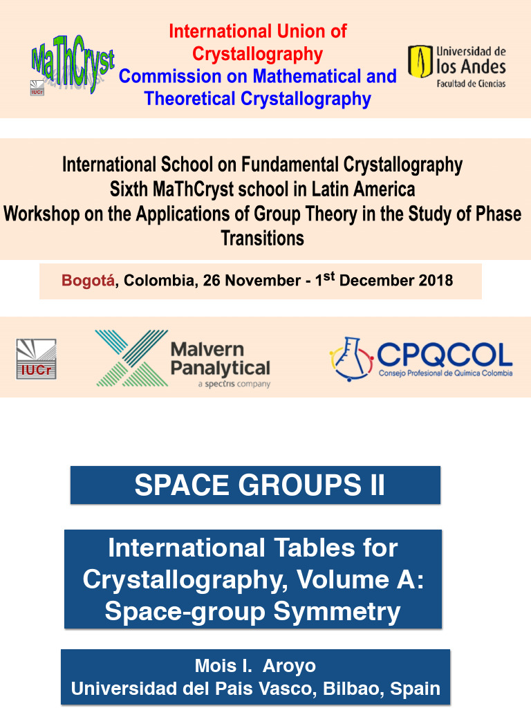 Space-Group Symmetry in Crystallography | PDF | Geometry | Abstract Algebra