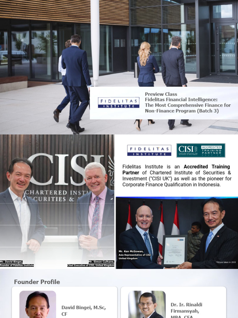 Best For Share - Preview Class Fidelitas Financial Intelligence 2024 Batch 3 2024 | PDF ...