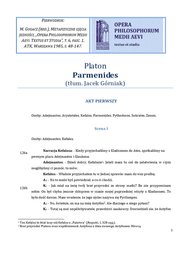 3 Platon Parmenides | PDF