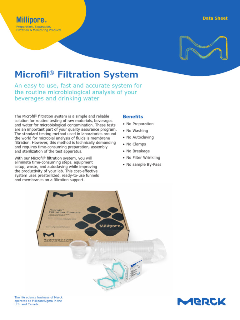Ez Pak Ds1047en MK | PDF | Filtration | Water Quality