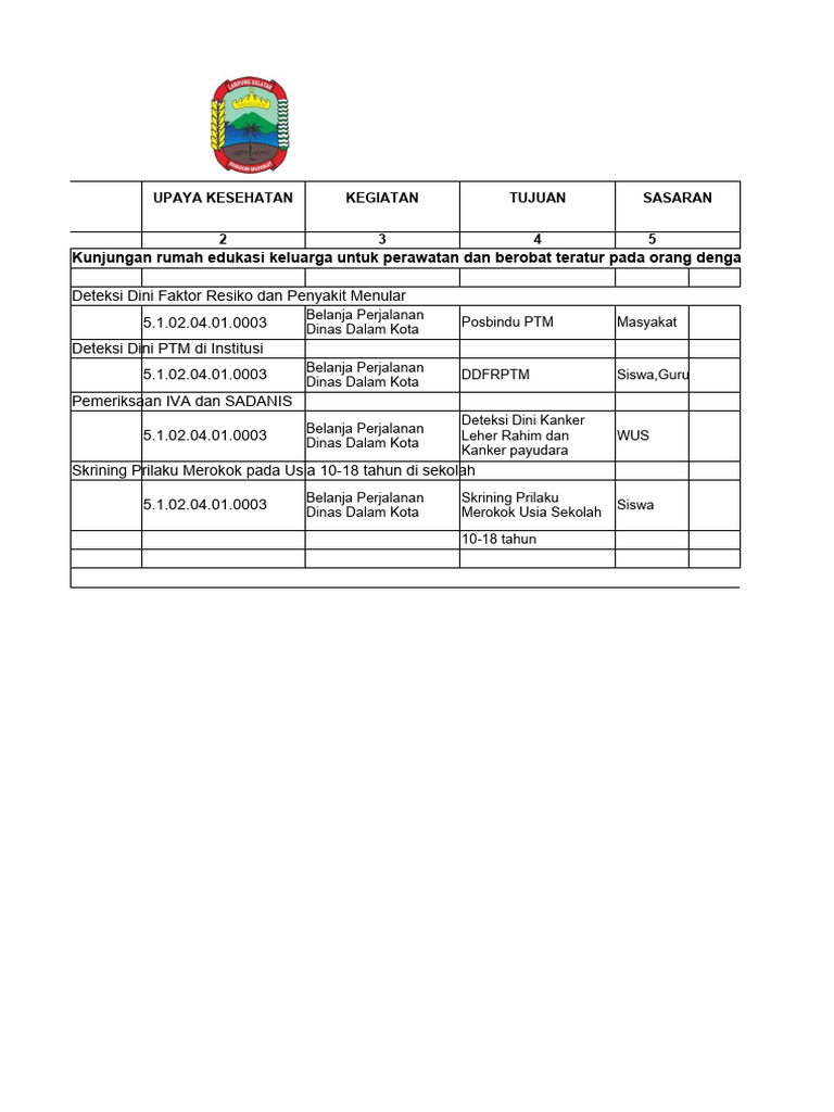 RPK PTM Bulan Tahun 2024 | PDF