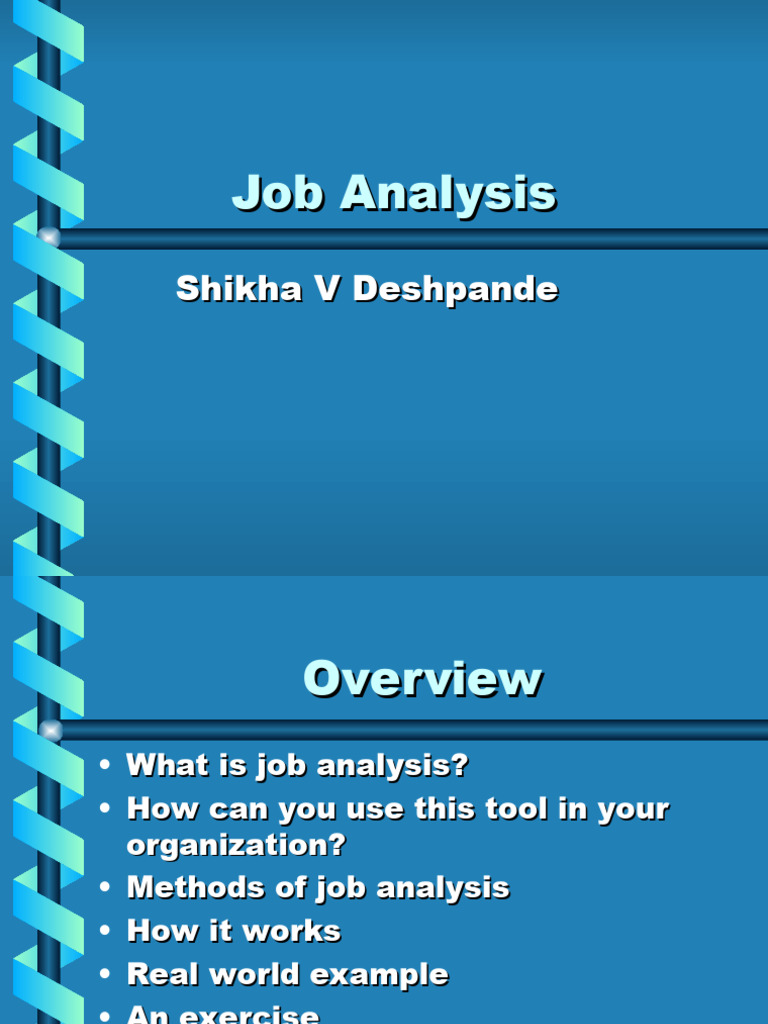 Job Analysis | PDF | Motivation | Motivational