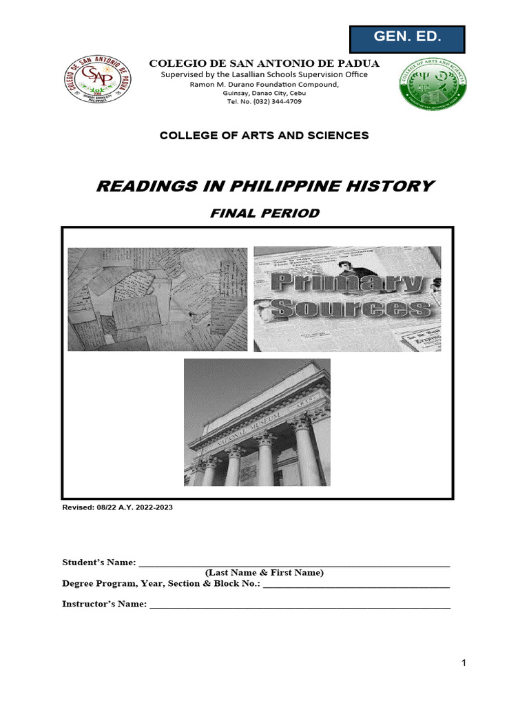 CAS RPH Final Module 2 | PDF | Communism | Philippines