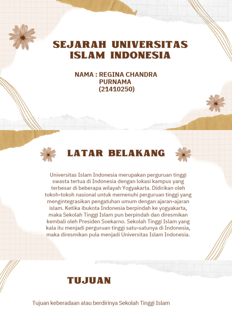 Sejarah Uii | PDF