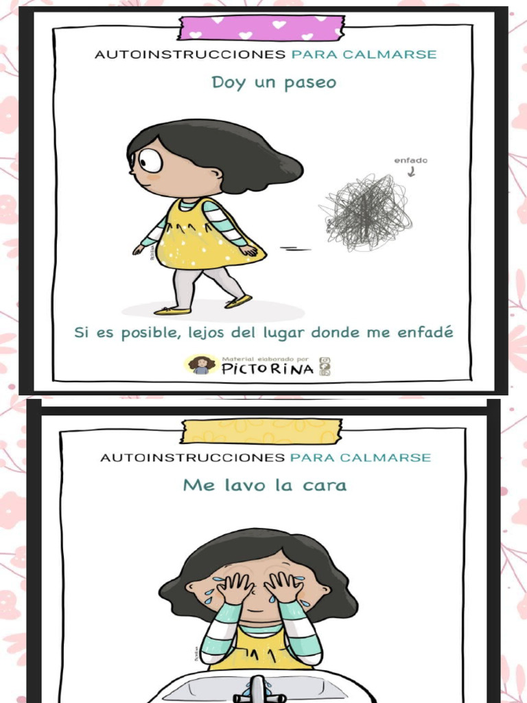 Autoinstrucciones para Calmarse | PDF