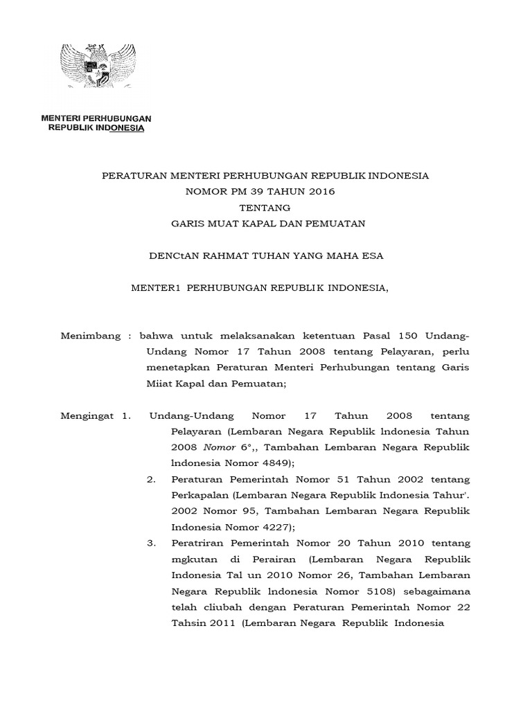 Load Line Kapal | PDF