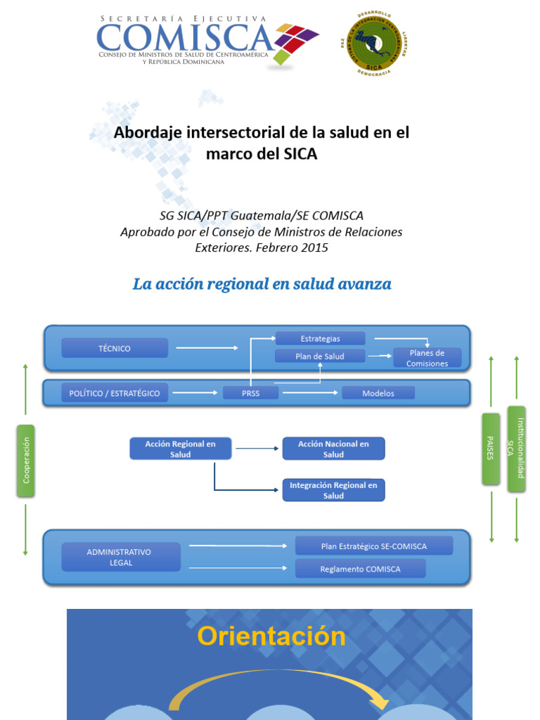 Salud Intersectorial en el SICA | PDF