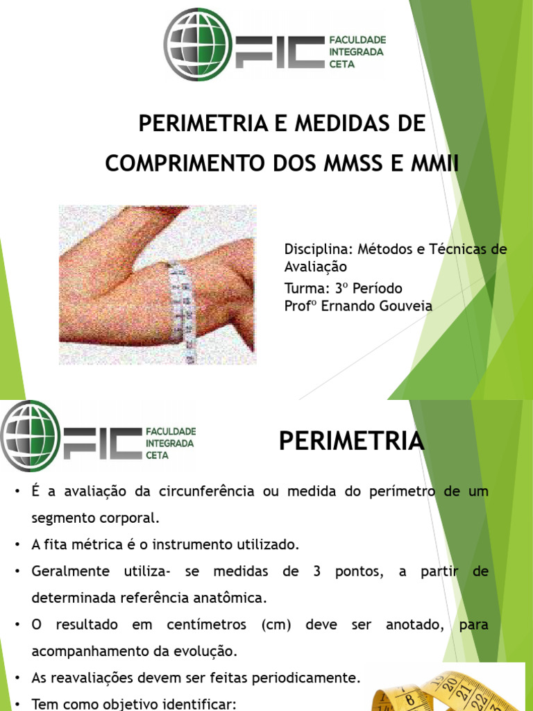 Aula 2 - Perimetria | PDF | Medição