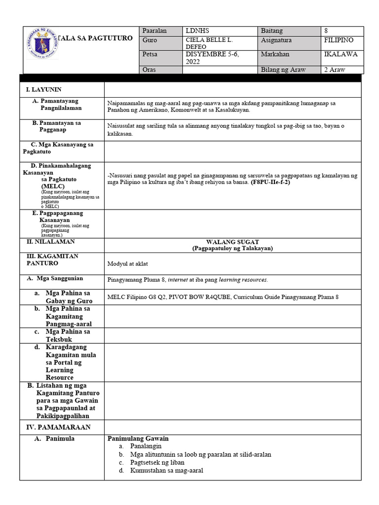 GR8 DLP Dec.5-6 | PDF