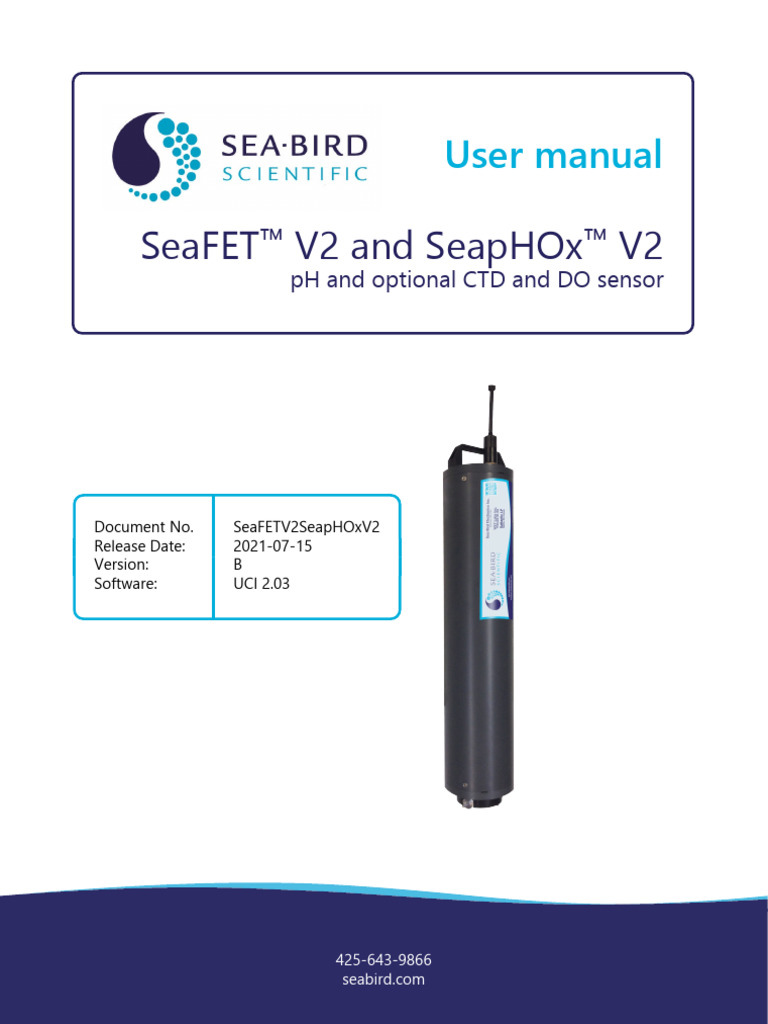 Sea FETSeap HOx V2 Rev C | PDF | Electrical Connector | Salinity