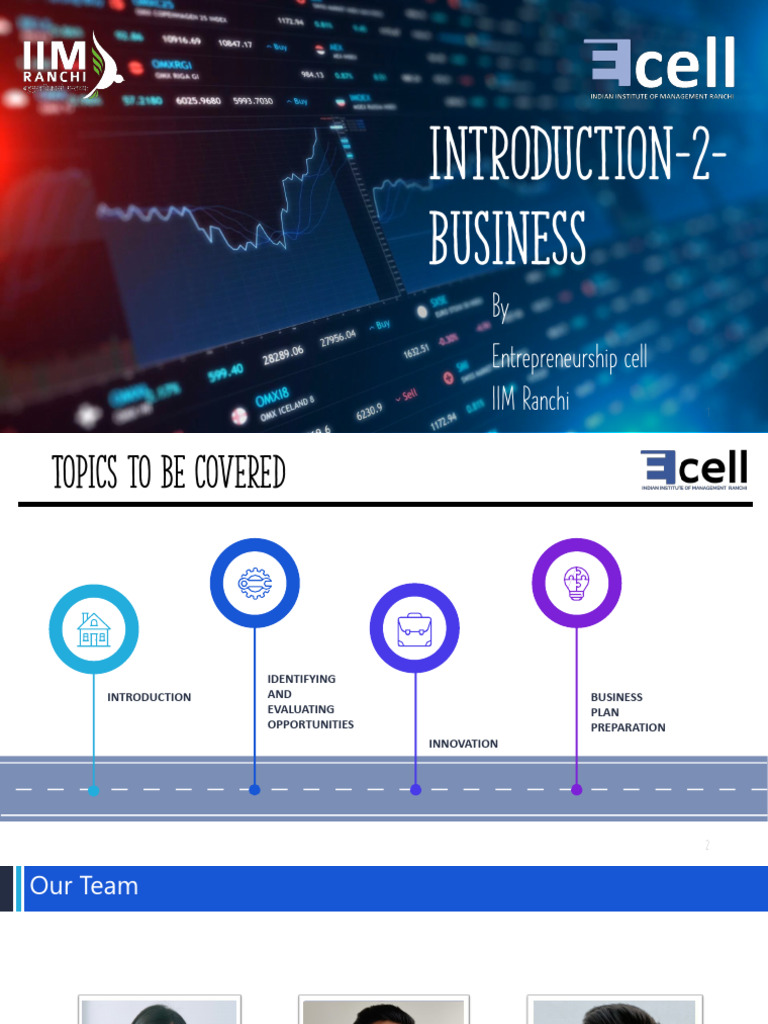 I2B E-Cell 2022 | PDF | Innovation | Marketing