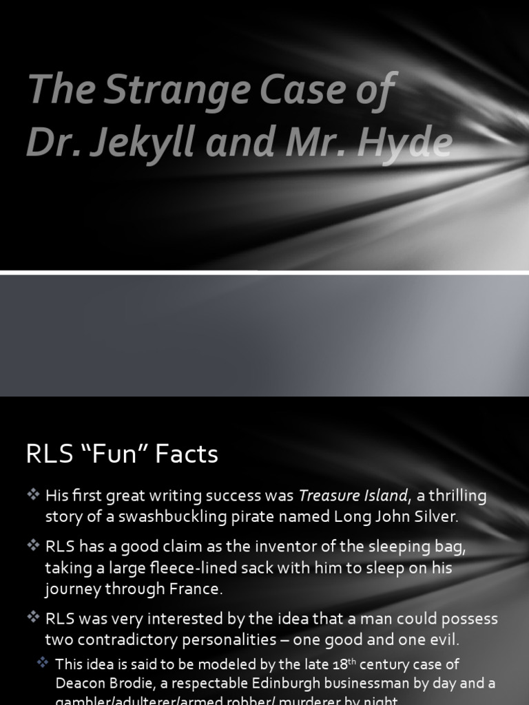 The Strange Case of DR Jekyll and MR Hyde | PDF | Id | Strange Case Of ...
