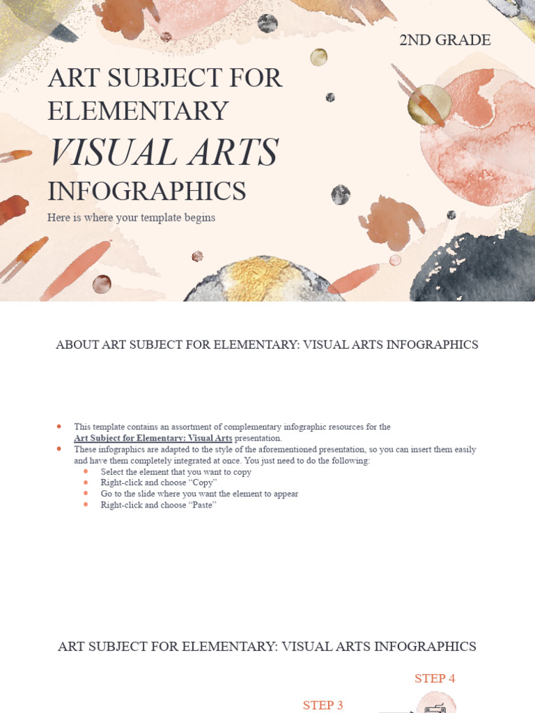 Art Subject For Elementary Visual Arts Infographics | PDF | Planets ...