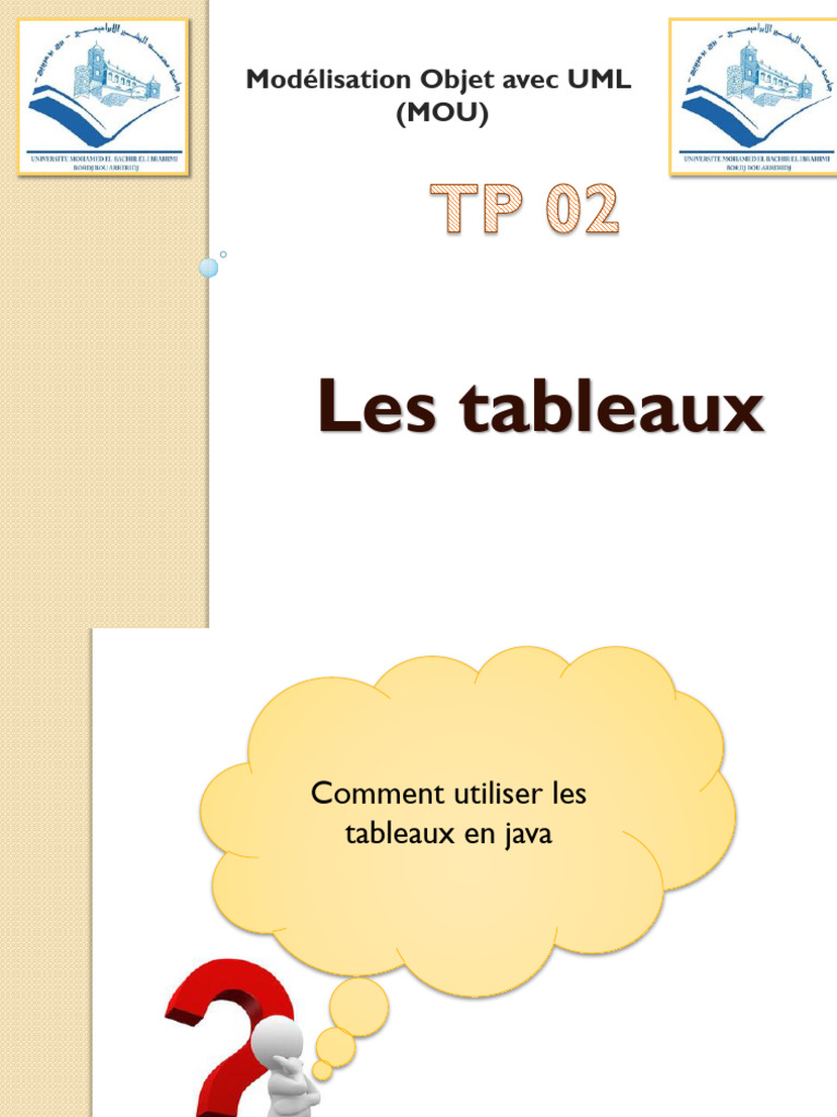 Les Tableaux en JAVA | PDF
