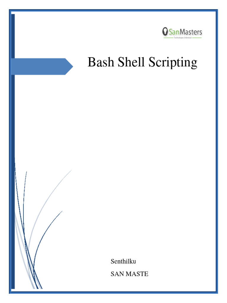 100-shell-script-examples-by-SAN MASTERS | PDF | Command Line Interface ... 100-shell-script-examples-by-SAN MASTERS | PDF | Command Line Interface ...