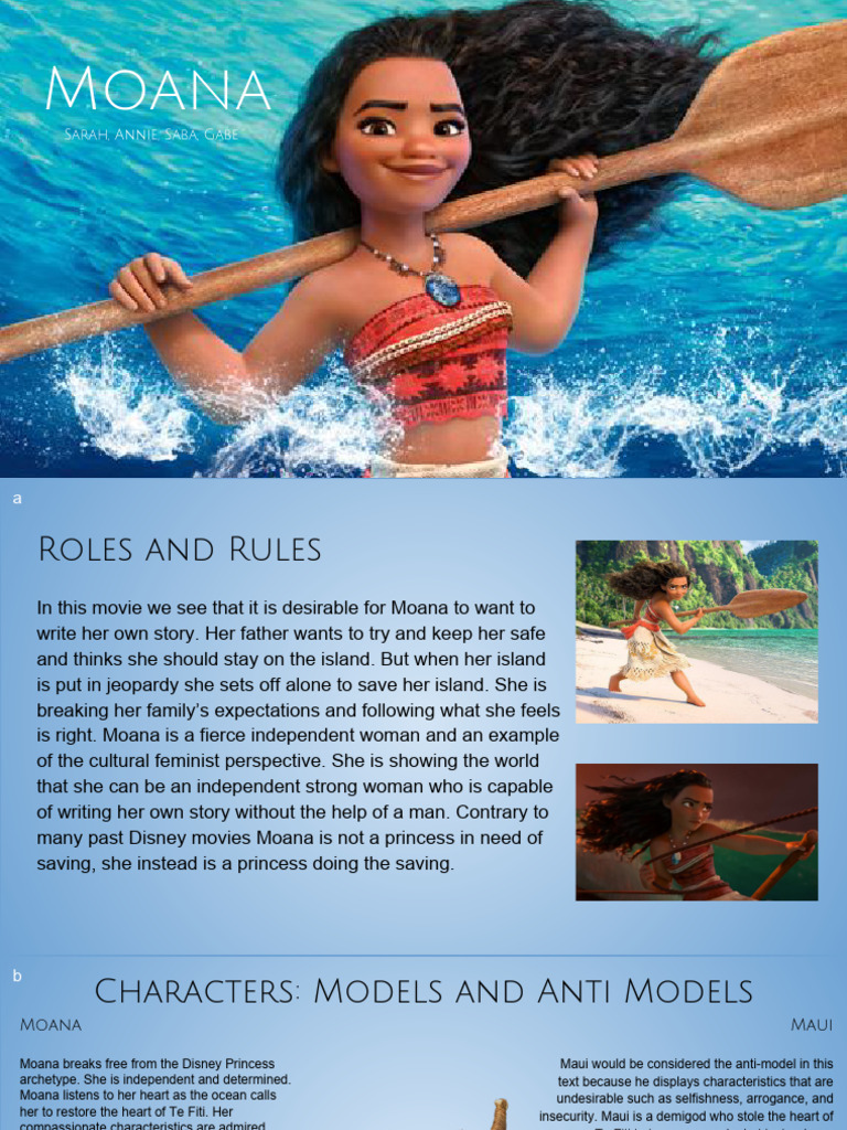 Moana Feminist Perspectives Rhetorical Analysis 2mms92s | PDF | Moana ...