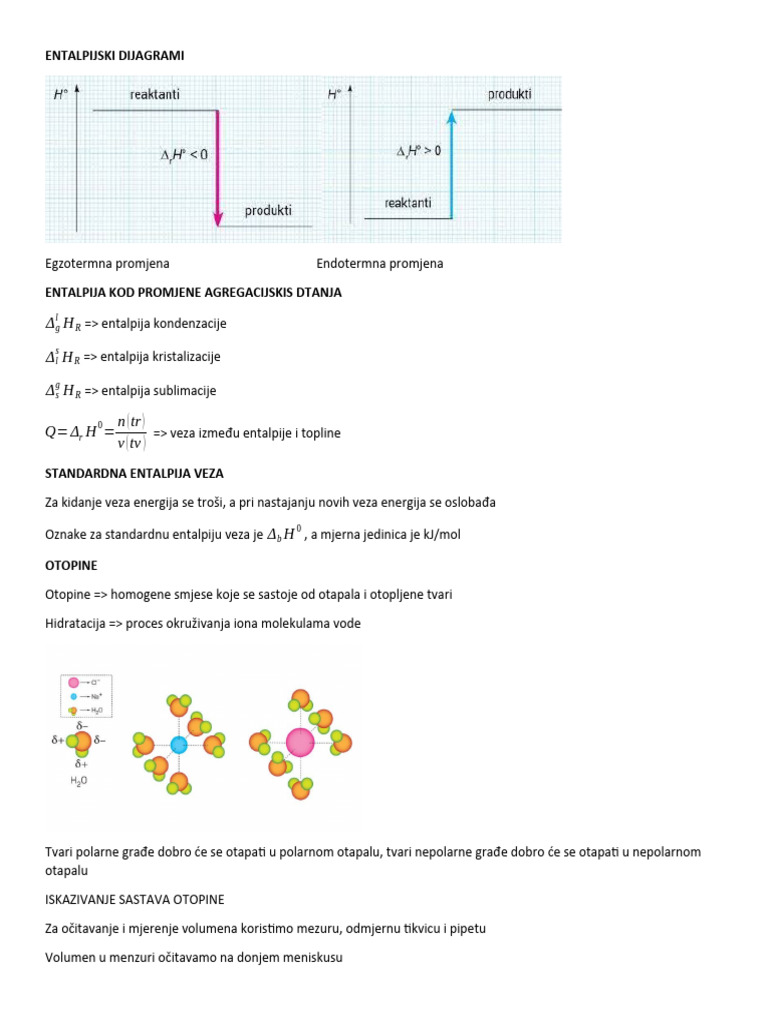Entalpijski Dijagrami | PDF
