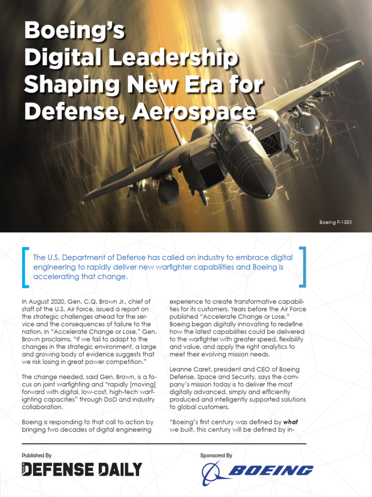 DD Boeing Advert | PDF | Boeing | Engineering