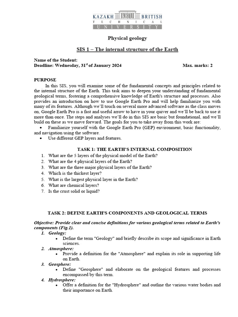 SIS1 | PDF | Earth Sciences | Nature