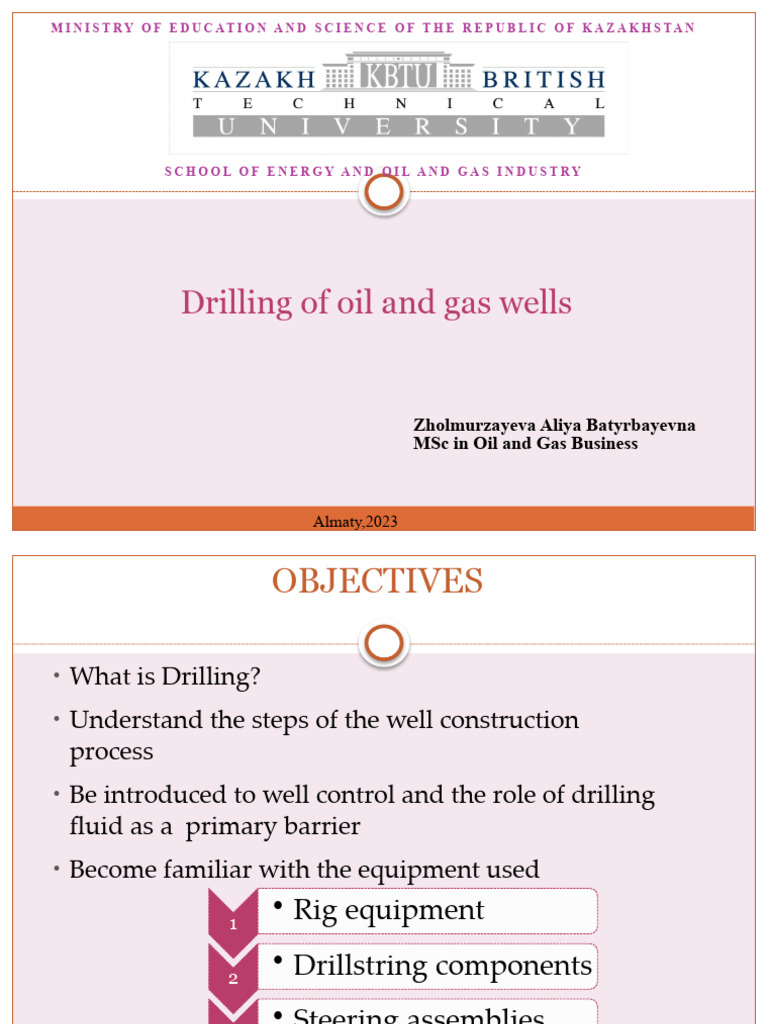 Lecture 1 - Introduction. Drilling and Rock Mechanics | PDF ...