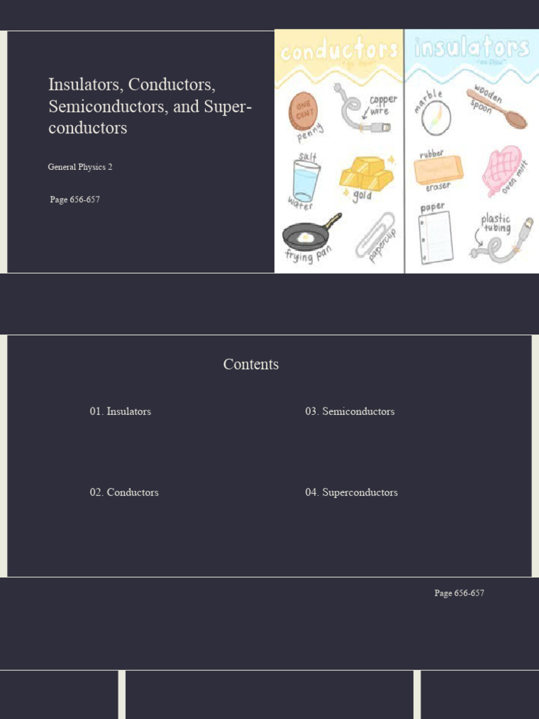 Conductors, Insulators, and Semiconductors | PDF | Semiconductors ...