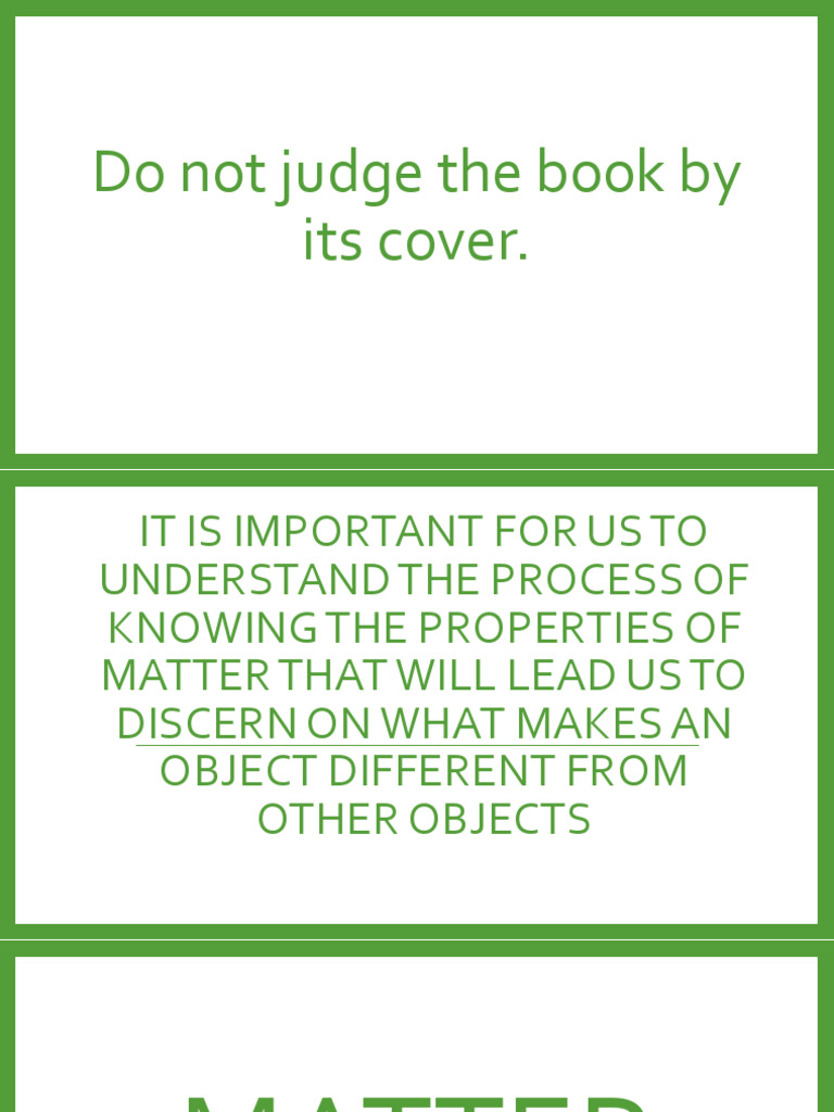 Properties of Matter | PDF