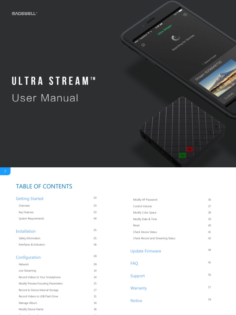Ultra Stream V2 User Guide | PDF | Streaming Media | Usb Flash Drive