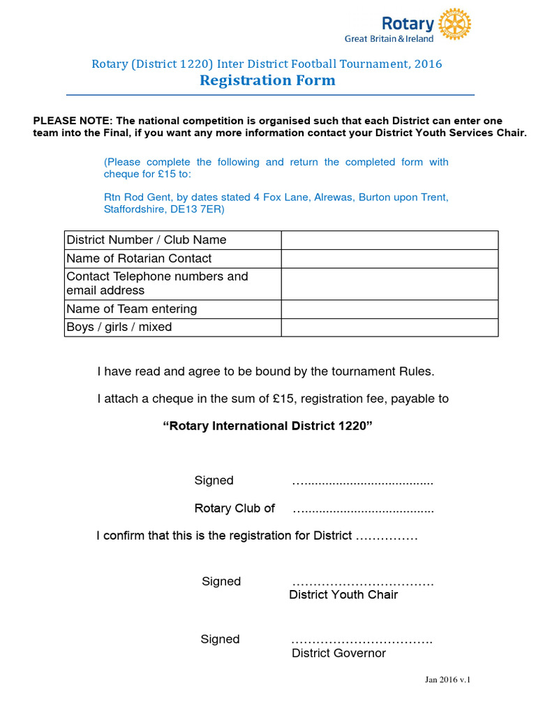 Registration-Form-Rotary-GBI-U12s-Inter-District-Football-Competition ...