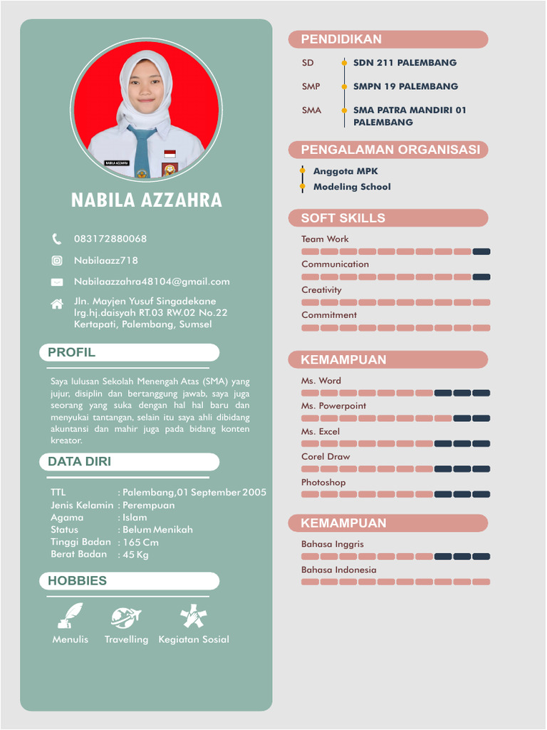 CV Nabila Azzahra | PDF