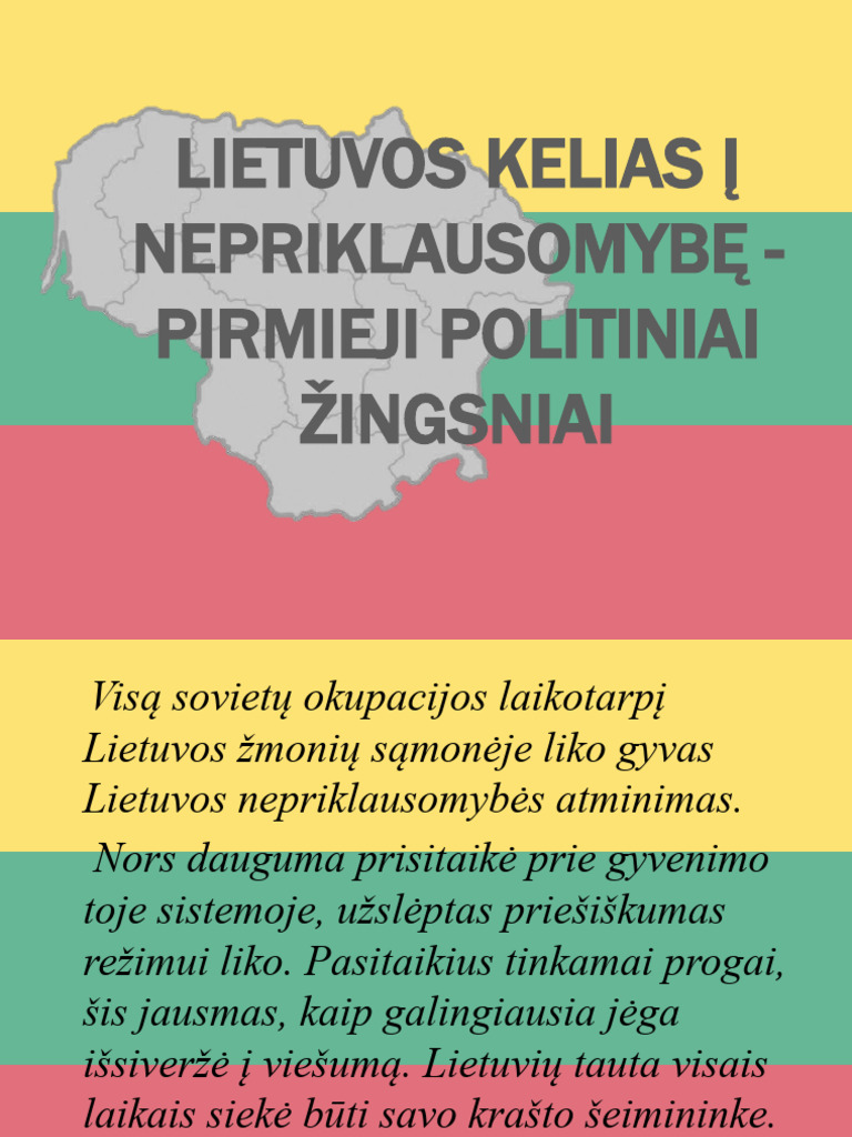 Lietuvos Persitvarkymo Sajudis (Mokslobaze - LT) | PDF
