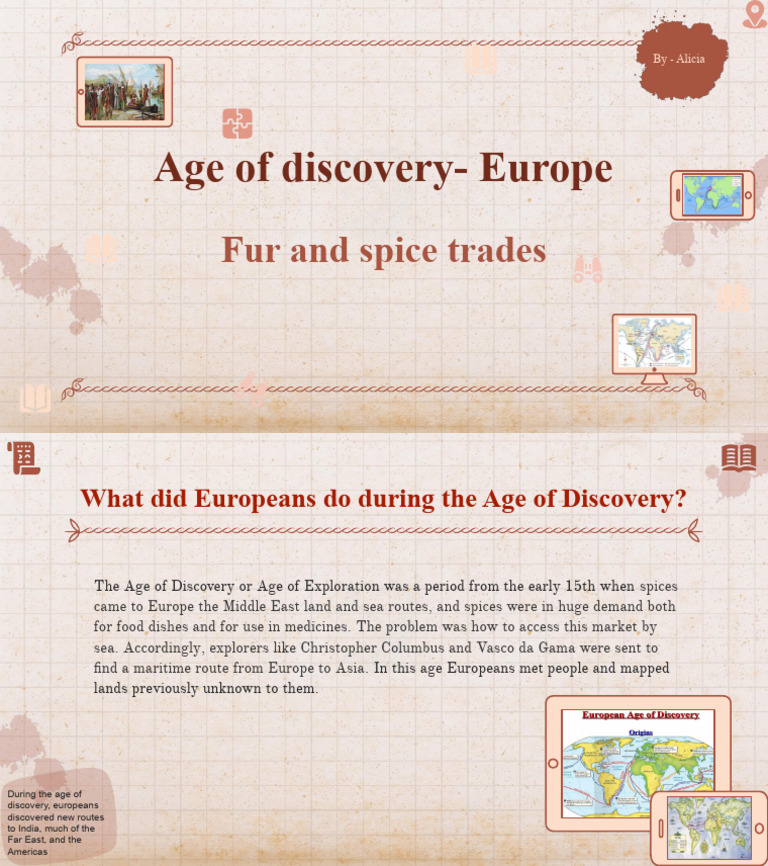 Age of Discovery - Europe, Fur and Spice Trades | PDF