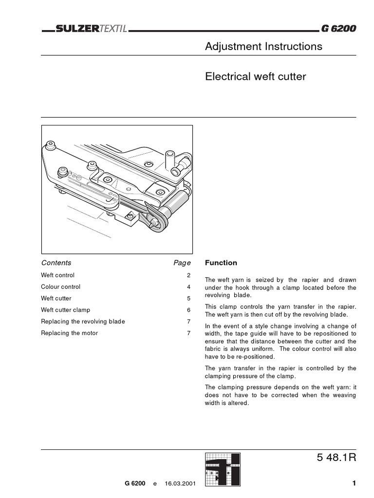 Adjustment Instructions: Function | PDF | Manufactured Goods | Equipment