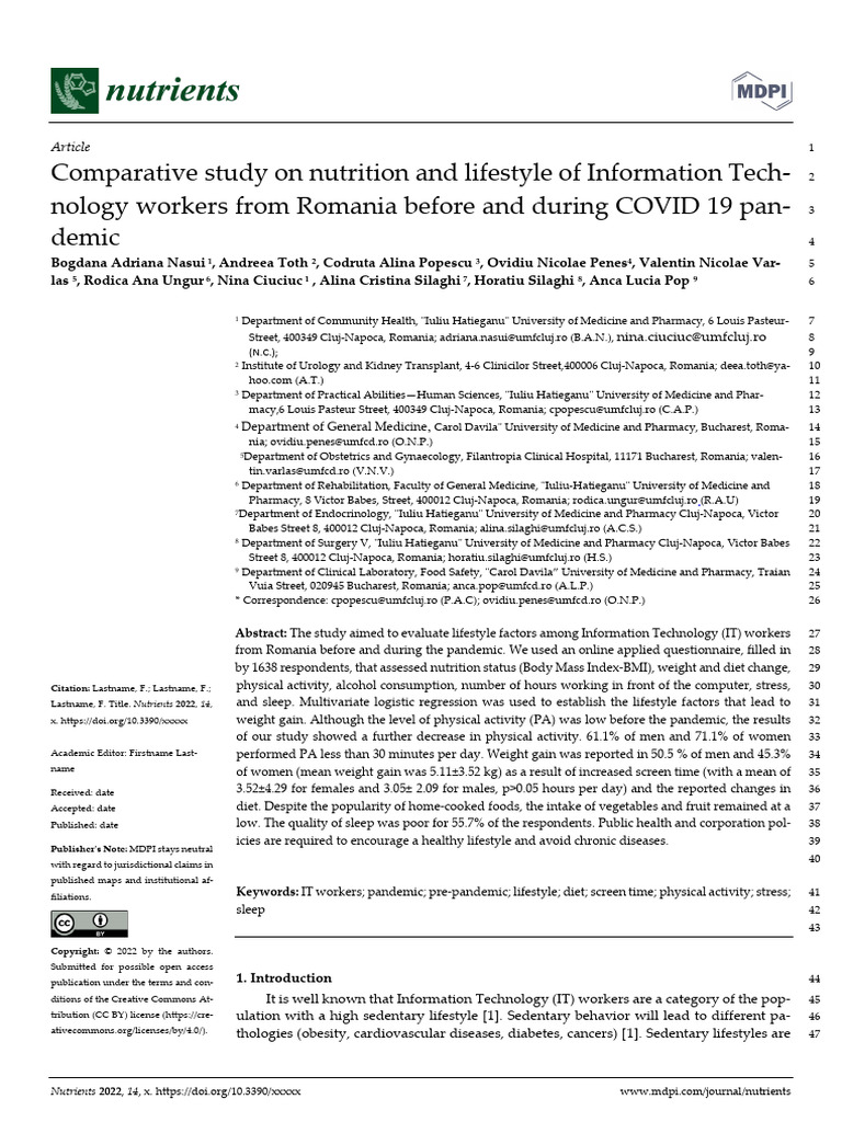 comparative-study-on-nutrition-and-lifestyle-of-information-technology