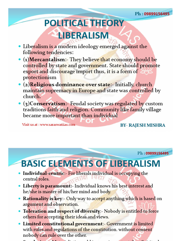 POLITICAL-THEORY-LIBERALISM-final-pdf | PDF | Liberalism | Multiculturalism