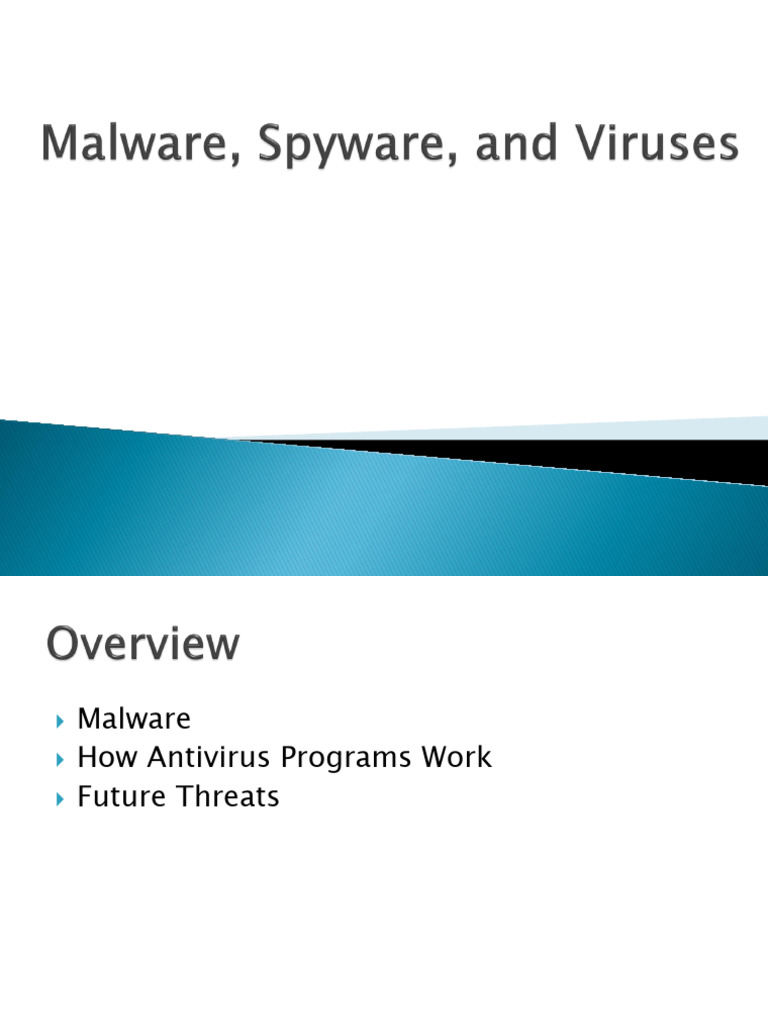 Malwares, Worms and Viruses | PDF | Malware | Computer Virus