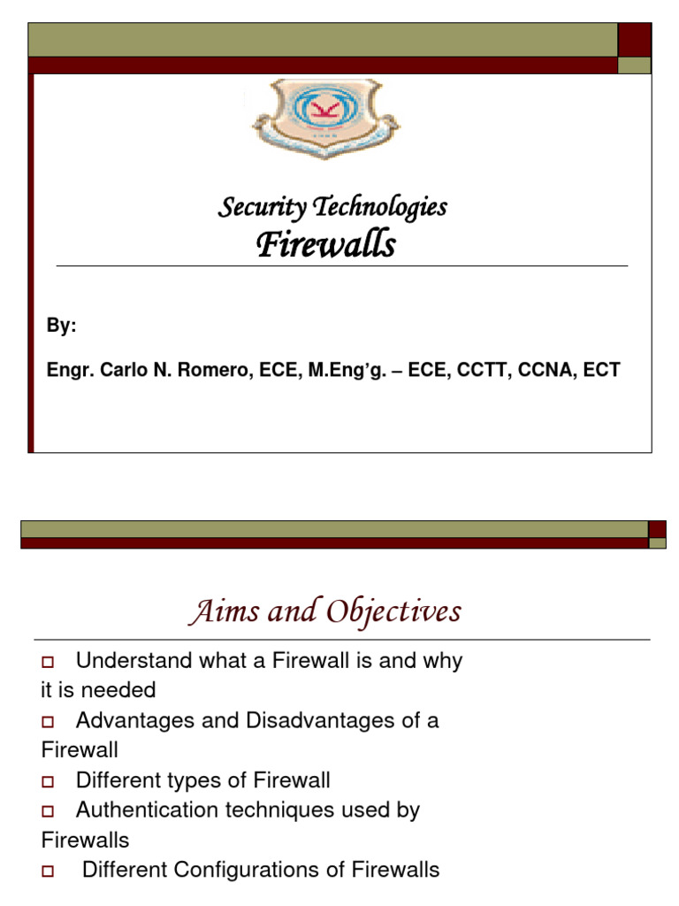 Firewall | PDF | Firewall (Computing) | Proxy Server