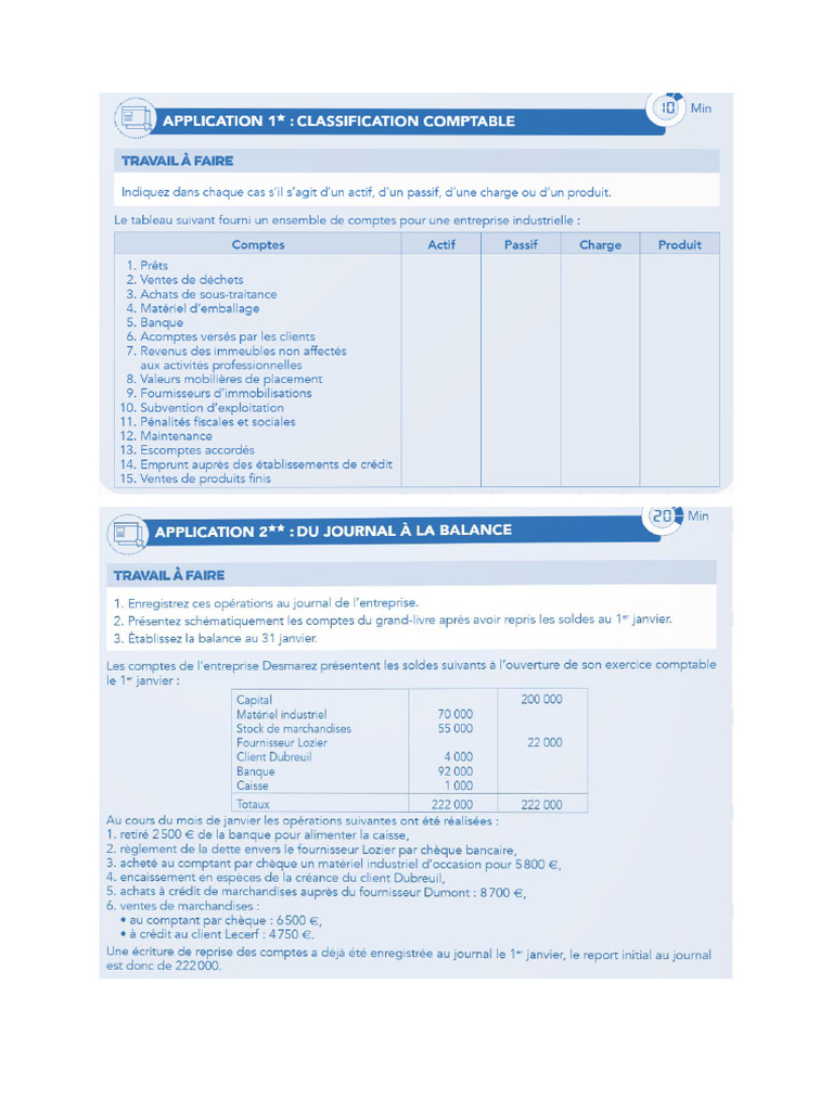 Applications Compta | PDF