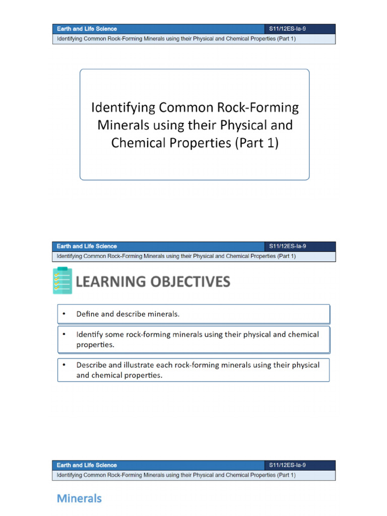 L4_Common_Rock-Forming_Minerals | PDF