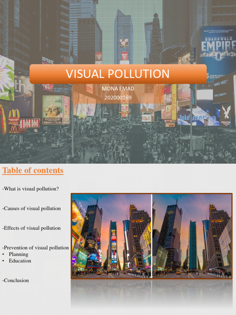 Visual Pollution | PDF | Air Pollution | Environment