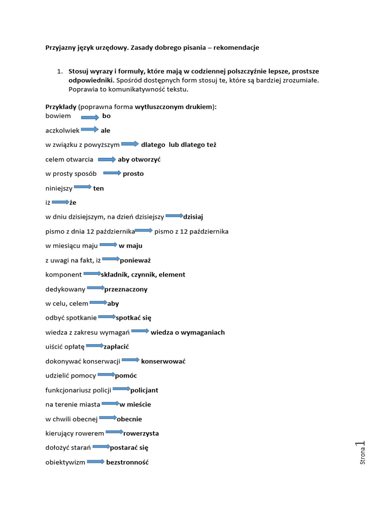 Zasady Dobrego Pisania | PDF