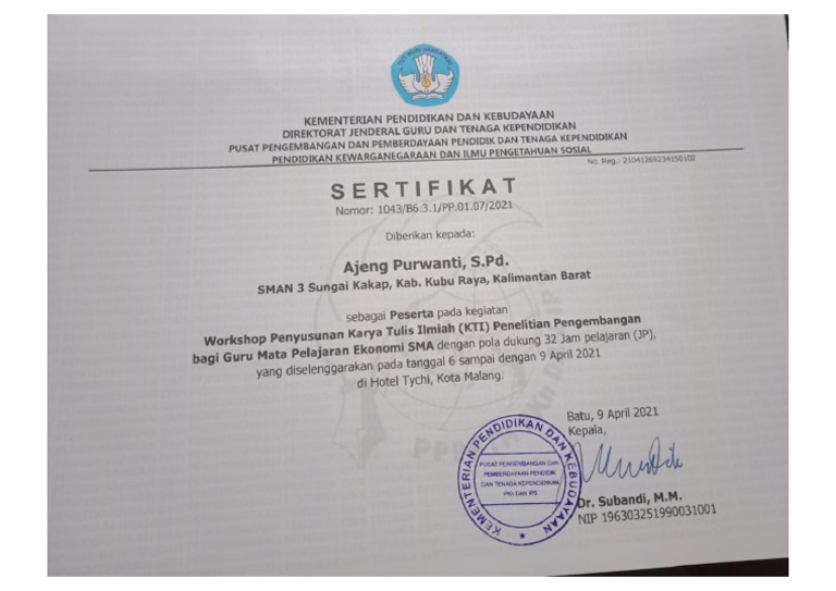 sertifikat KTI-dikonversi | PDF