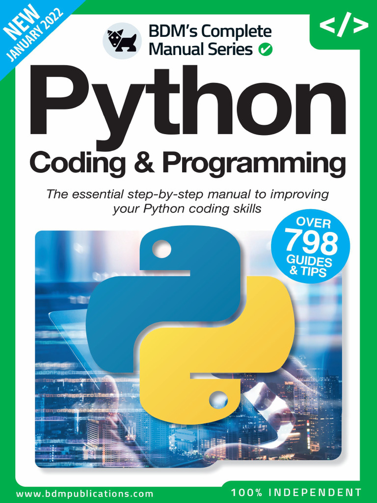 Python Complete Manual (Coding & Programming) | PDF
