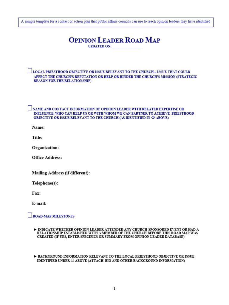 Road Map Template 120522 2 | PDF | Computing